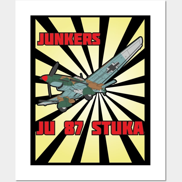 Junkers Ju 87 Stuka - Luftwaffe - Posters and Art Prints | TeePublic